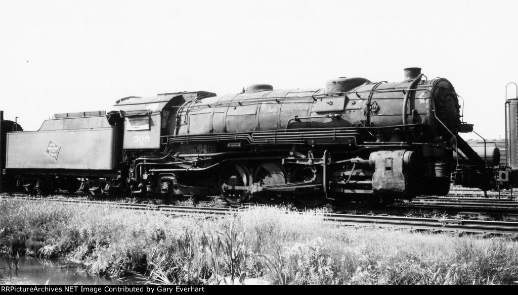 MILW 2-8-2 #309 - Chicago, Milwaukee, St Paul & Pacific